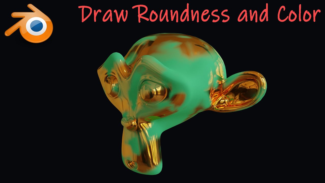 Blender tip - How to draw roundness and color - 218