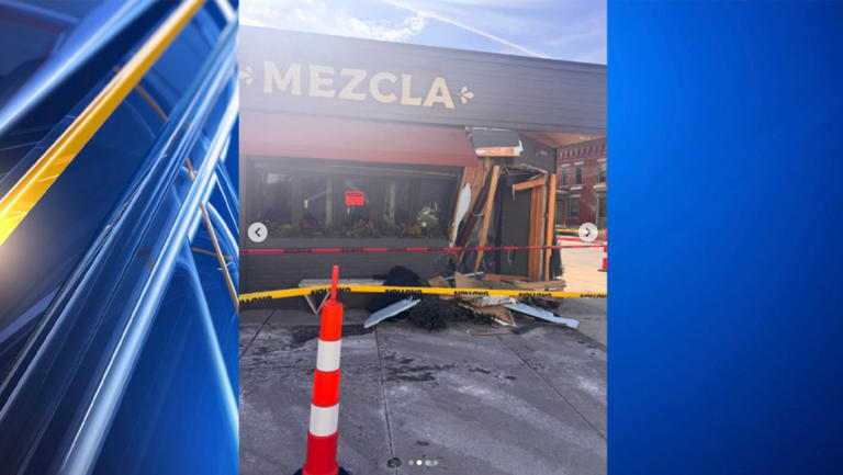 Italian Village restaurant Mezcla closed after car crashes into building