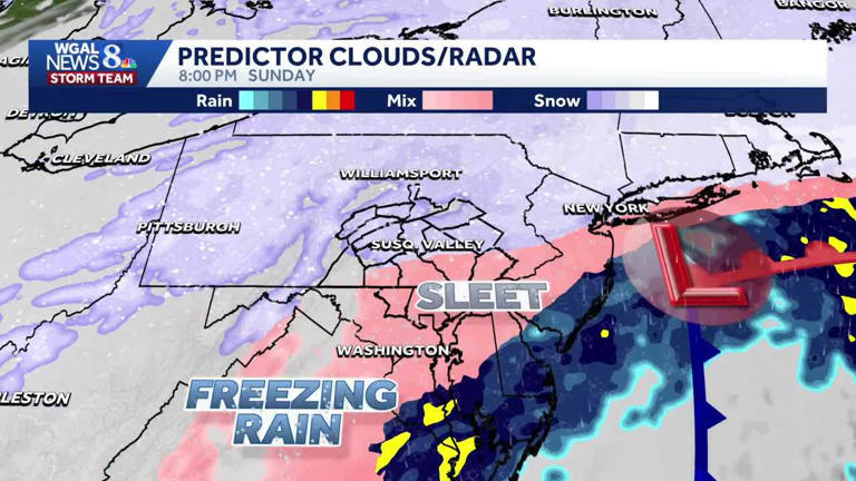 Latest hour-by-hour projections: When to expect heavy snowfall ...