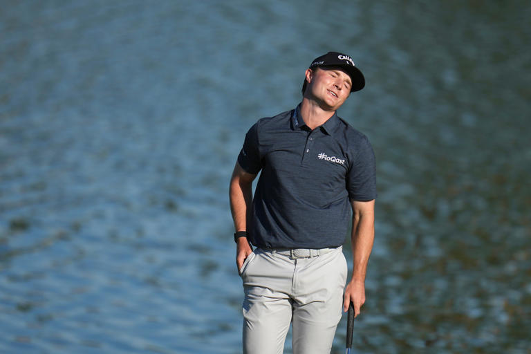 Teenager Blades Brown narrowly misses a 59. He's tied for American ...