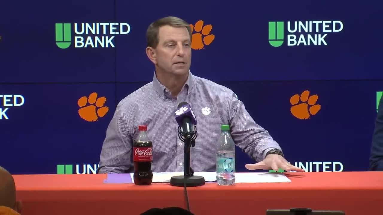 Dabo accuses Ole Miss of tampering, details timeline of player joining ...