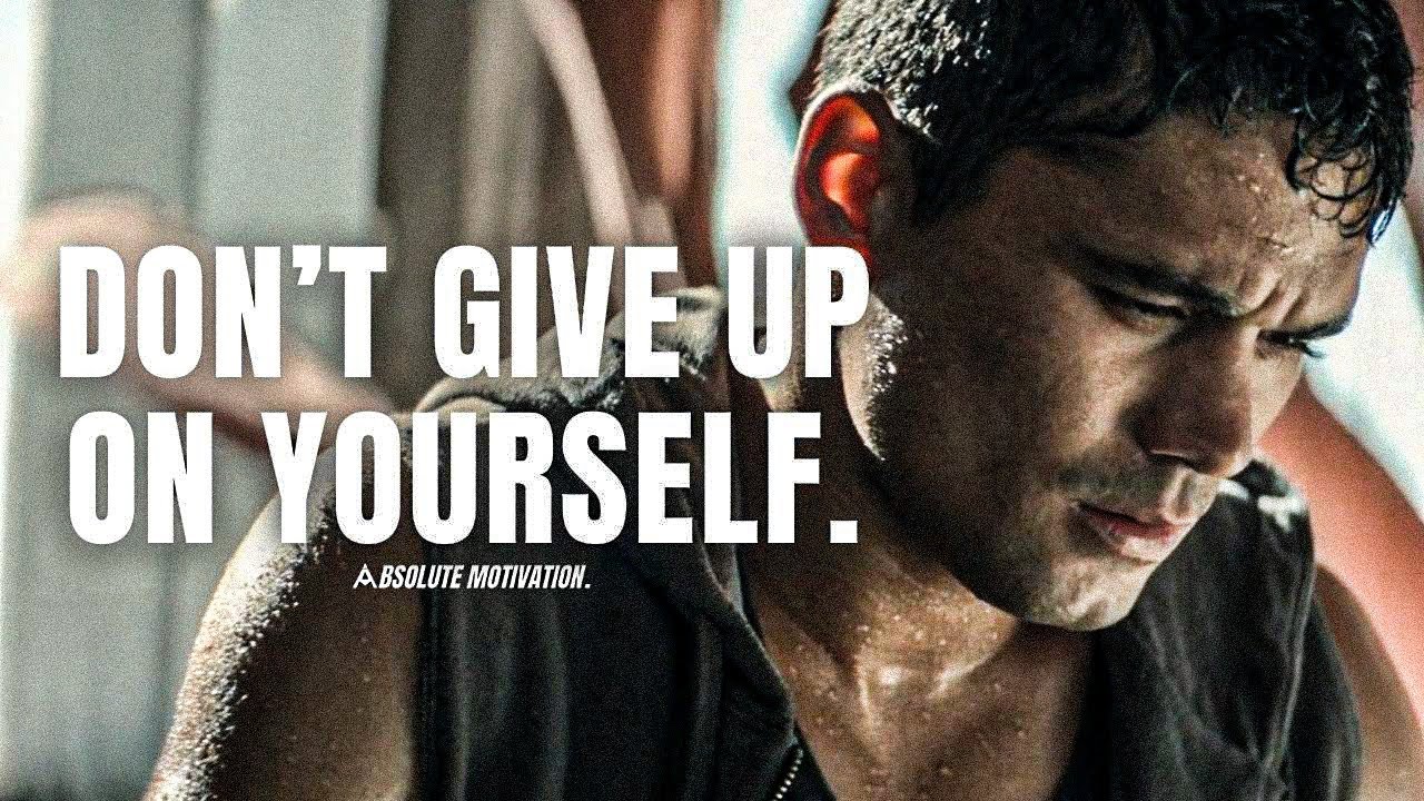 Don't give up on yourself... there's a reason why you started ...