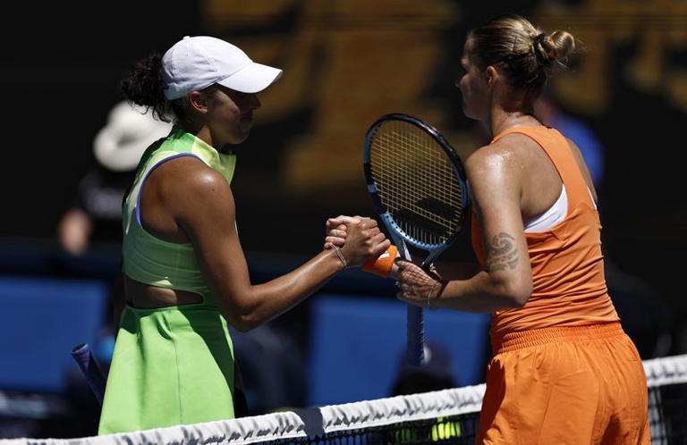 Tennis-defending champion Keys beats the heat and Pliskova to reach ...