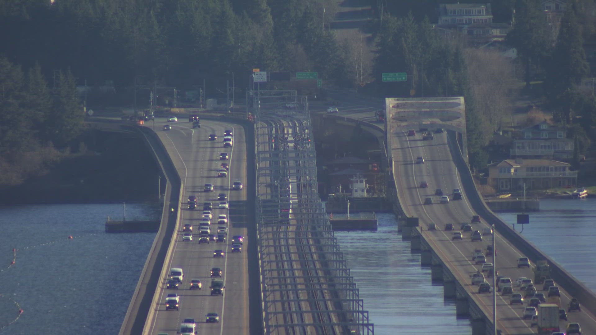 Seattle announces opening date for world's first floating bridge light ...
