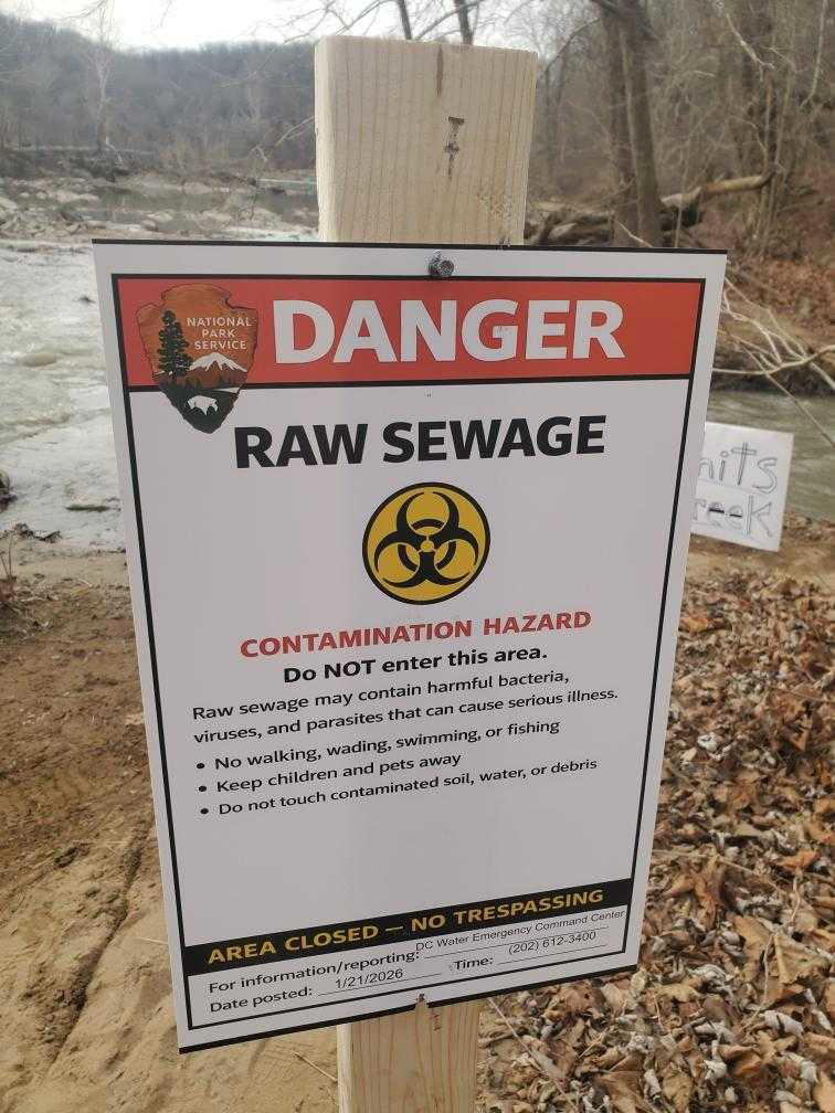 Millions of gallons of sewage spilled into the Potomac River