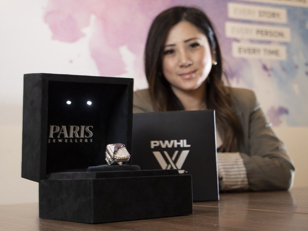 Edmonton-based jeweller forges championship ring for women's hockey team
