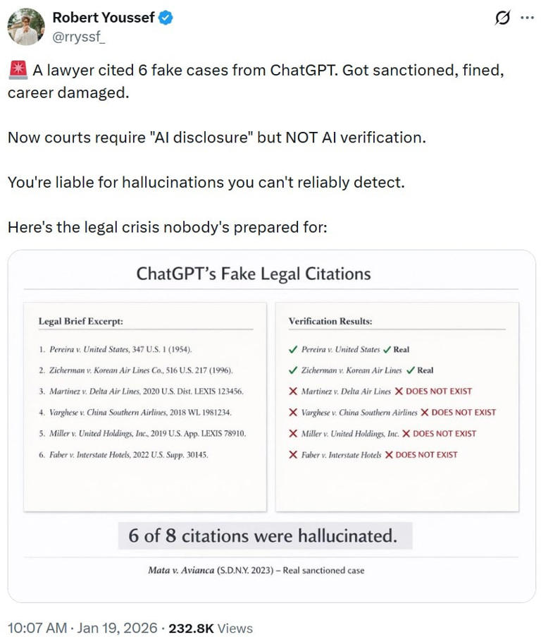 The critical reason you should never ask ChatGPT for legal advice