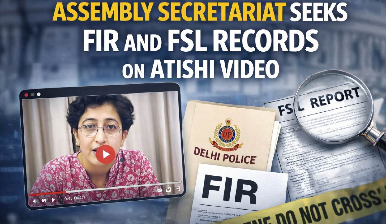 Assembly Secretariat seeks FIR and FSL records on Atishi video