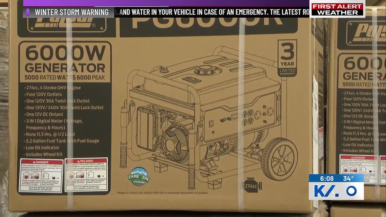 Winter storm drives high demand for generators, propane; safety ...