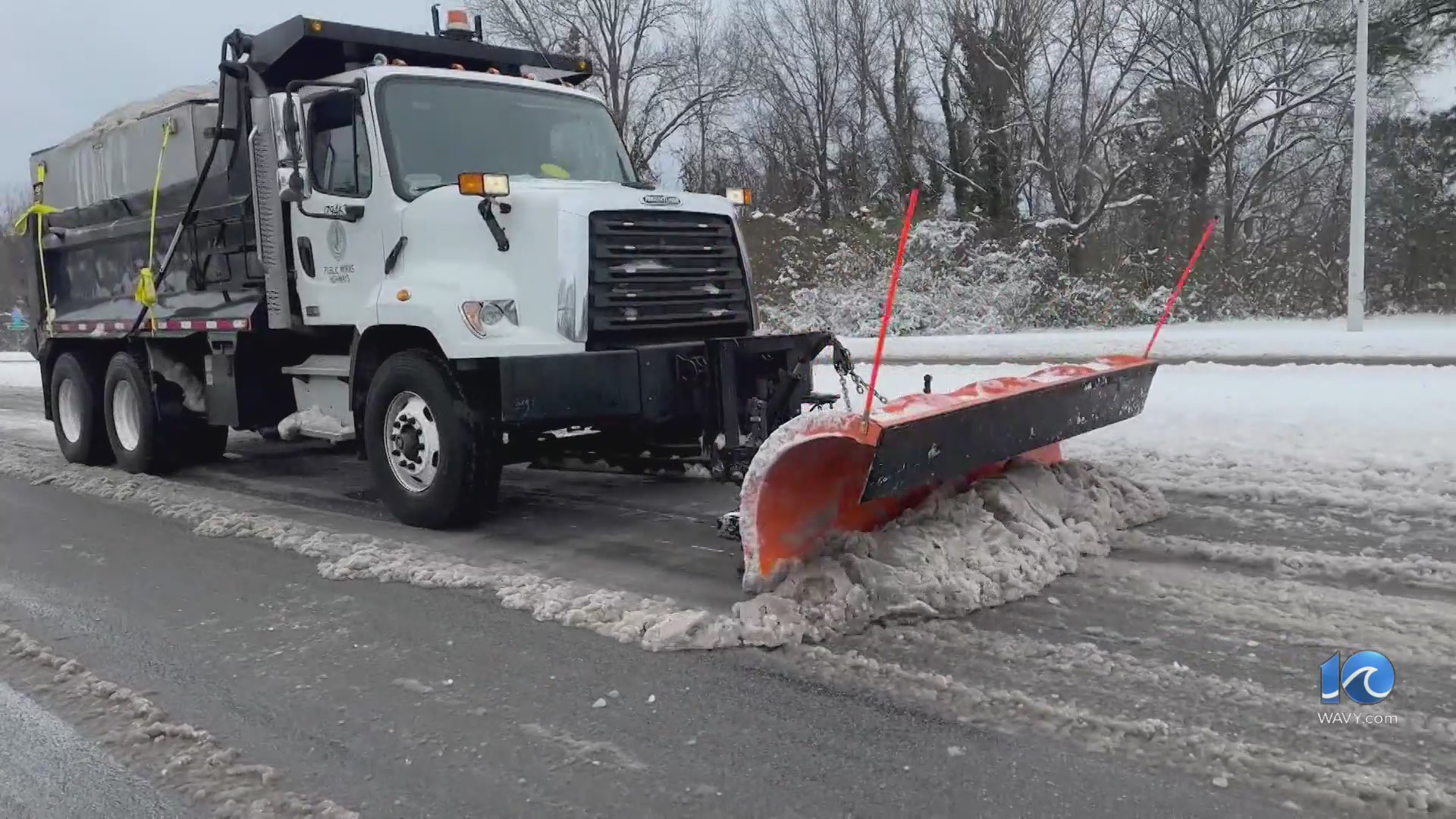VSP advising people to stay off roads during winter storm