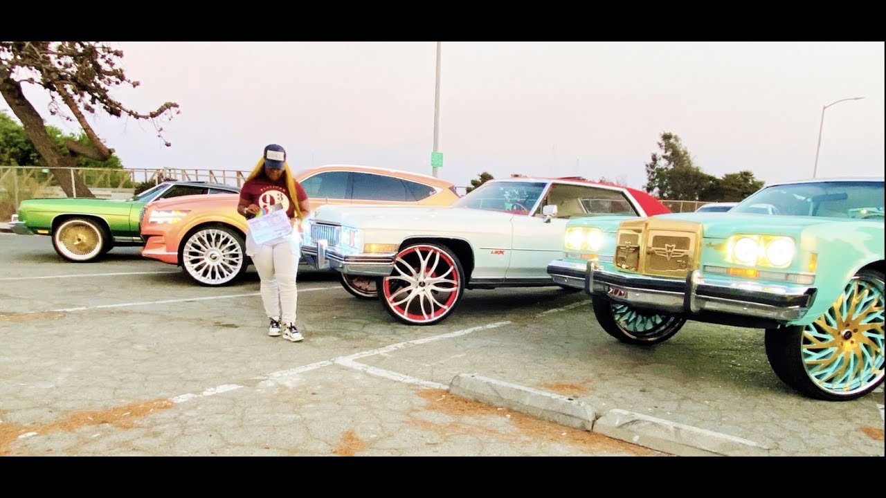 Welcome to the Bay! OG's 73 Chevy on gold 22's