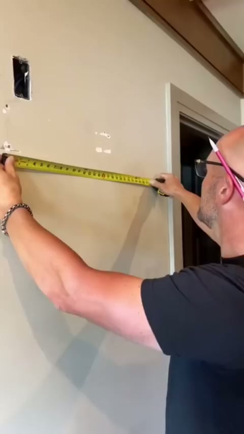 Hey "dad", how do you find a stud in the wall? 😂 #shorts