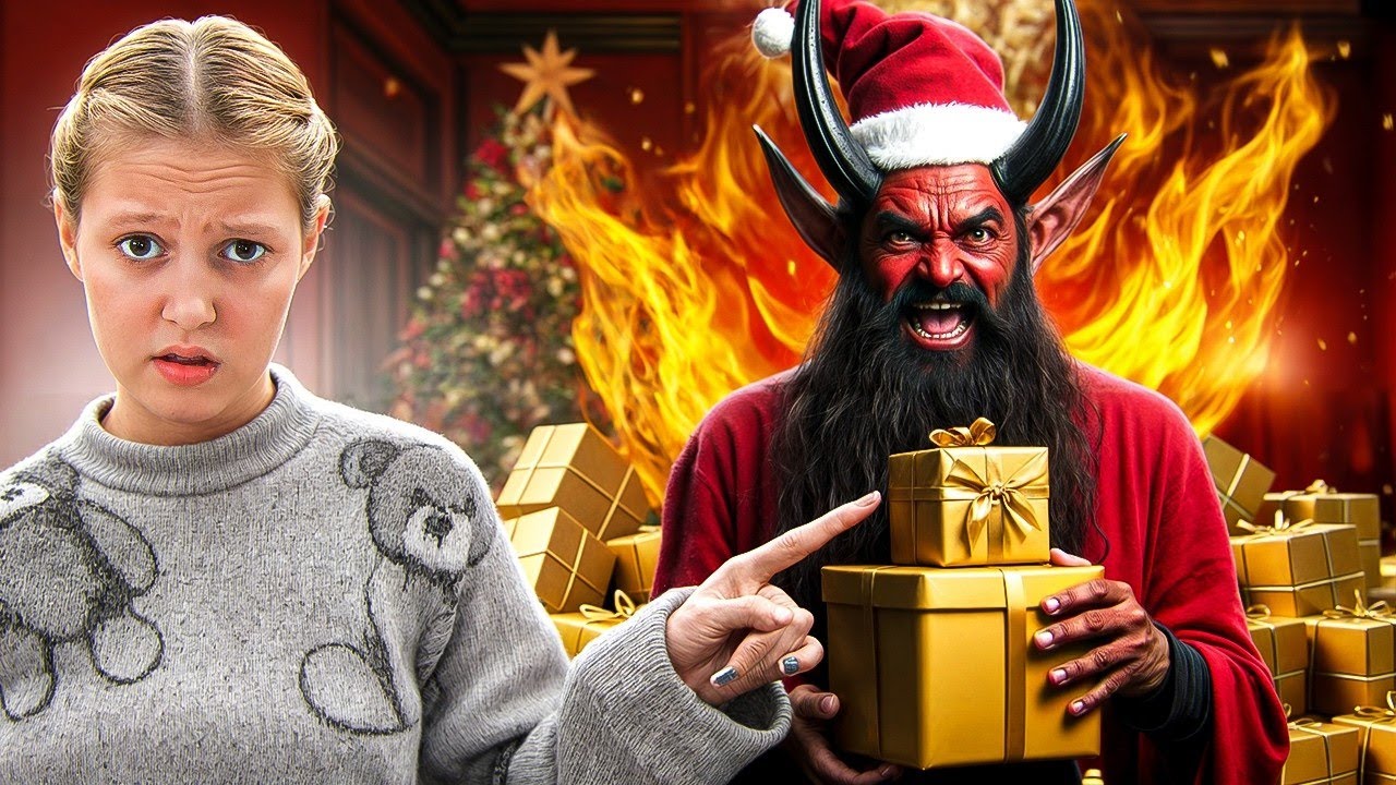 Amelka a écrit une lettre à Père Noël... ou à Satan? 😱🎅🔥Histoires de Noël