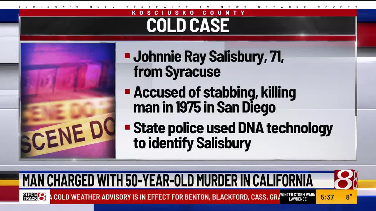 Man charged with 50-year-old murder in California