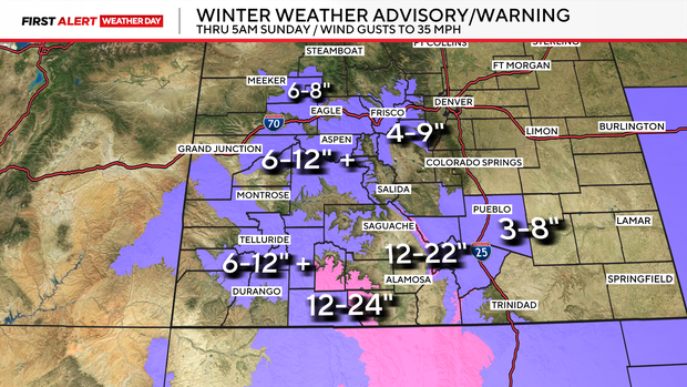 Dangerously cold temperatures and snow arrive in Colorado and will ...