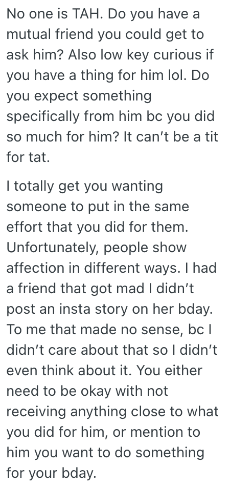 She went all out for her best friend’s birthday, but now she’s not ...