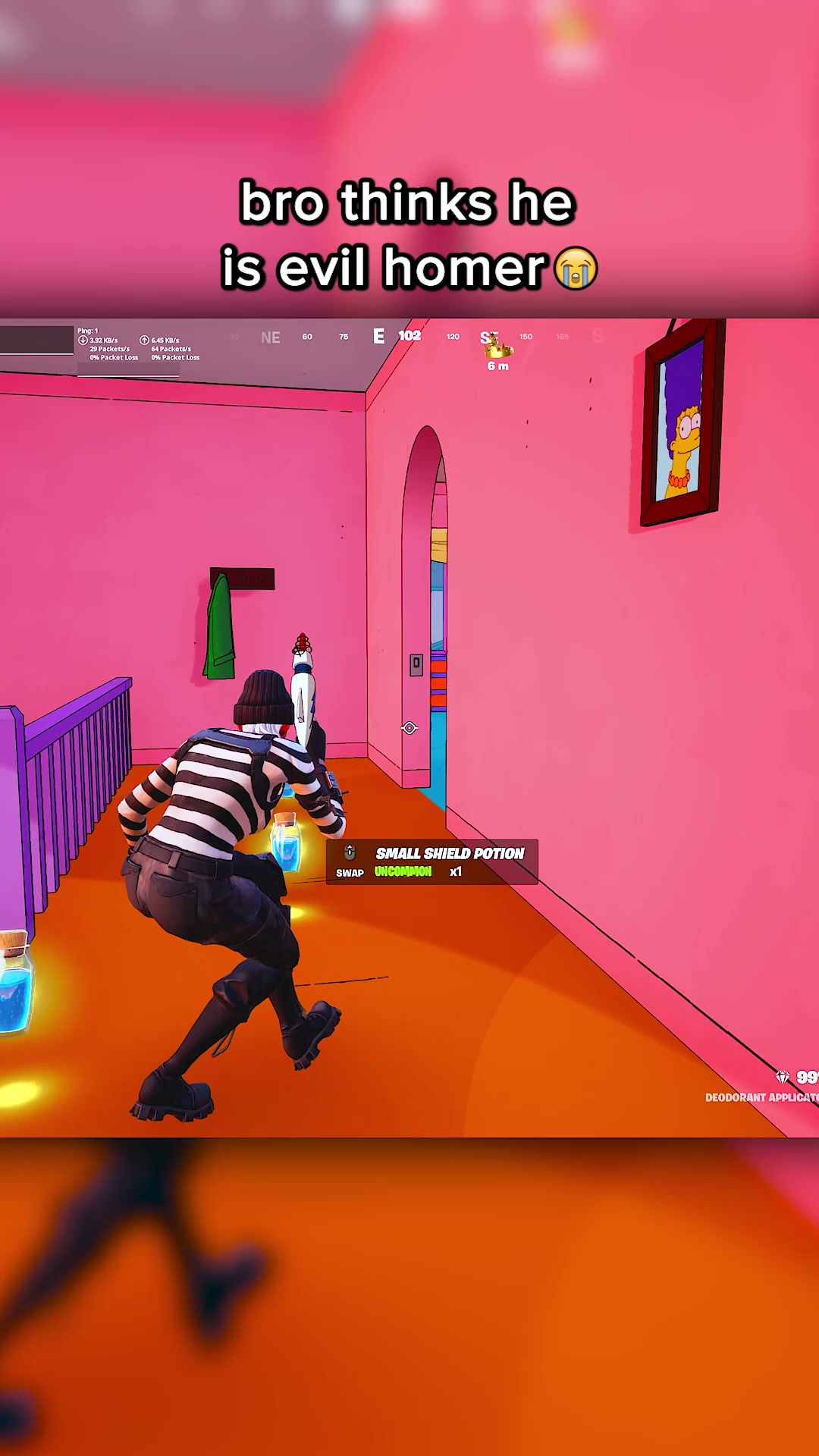 Evil Homer in Fortnite