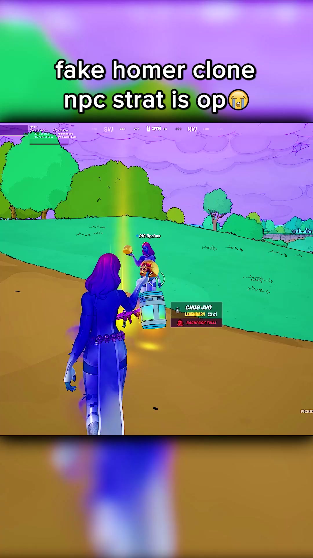 Fake homer clone NPC strat