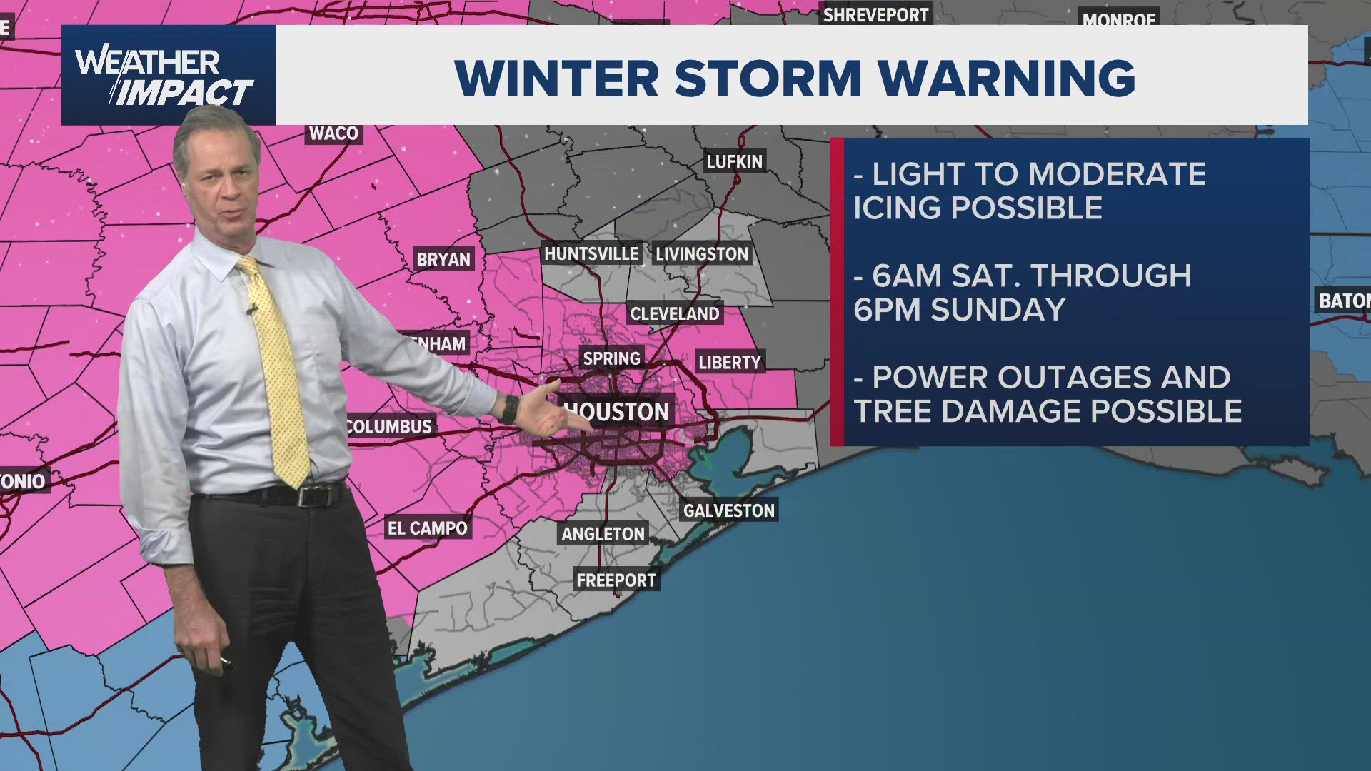 Texas weather update: Winter storm leads to Monday school closures