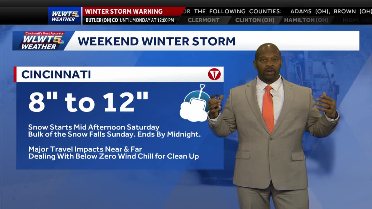 Major weekend winter storm affects Cincinnati