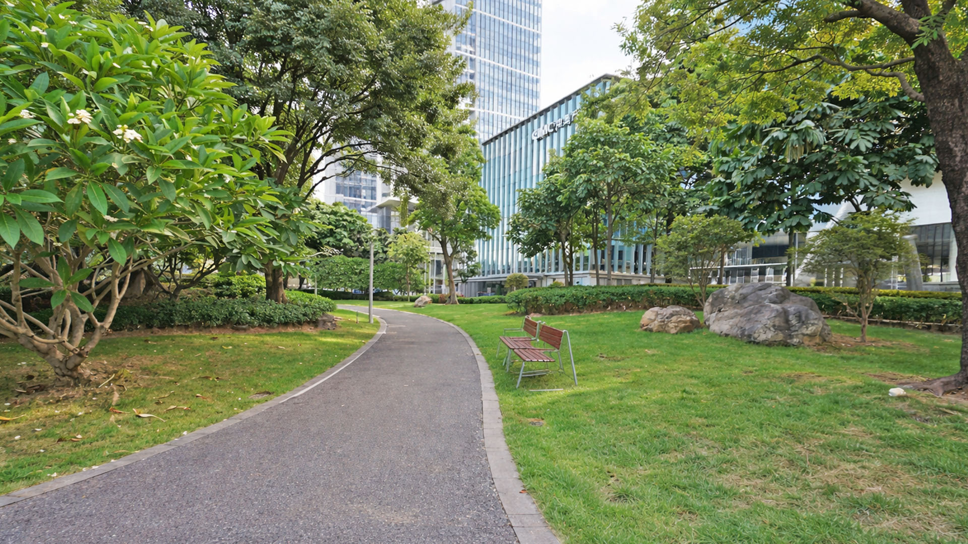 Urban green space in Shenzhen China