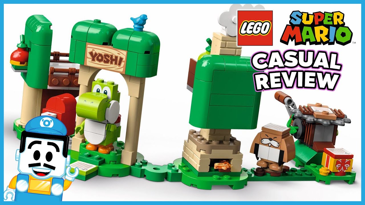 Yoshi's gift house LEGO Super Mario casual review
