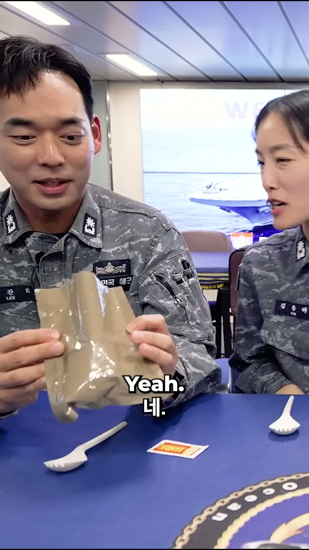 Soldiers really have to eat this 🤢😳