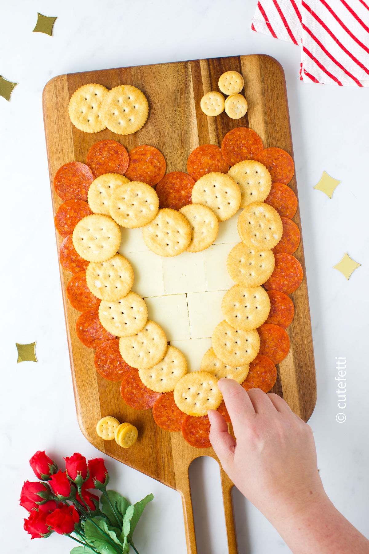 4 easy heart cheese boards for Valentine’s season