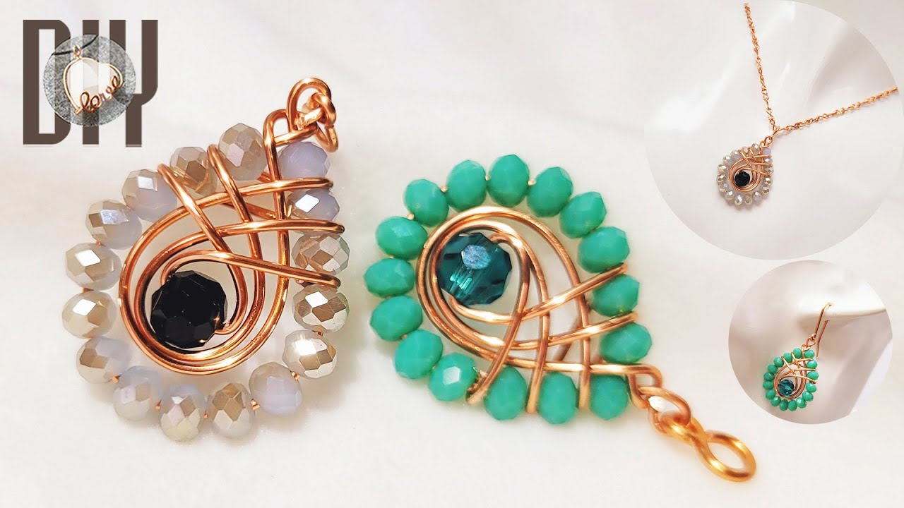 5 minutes to make peacock feathers 🦚 pendant | simple pipa knot ...