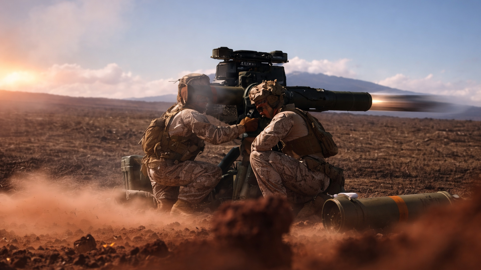 Mariniers oefenen met zware wapens in Hawaii tijdens live-fire training