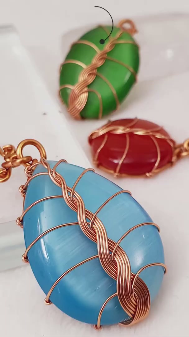 Play with wire | Simple twisted tree | Pendant | Wire wrap stones ...