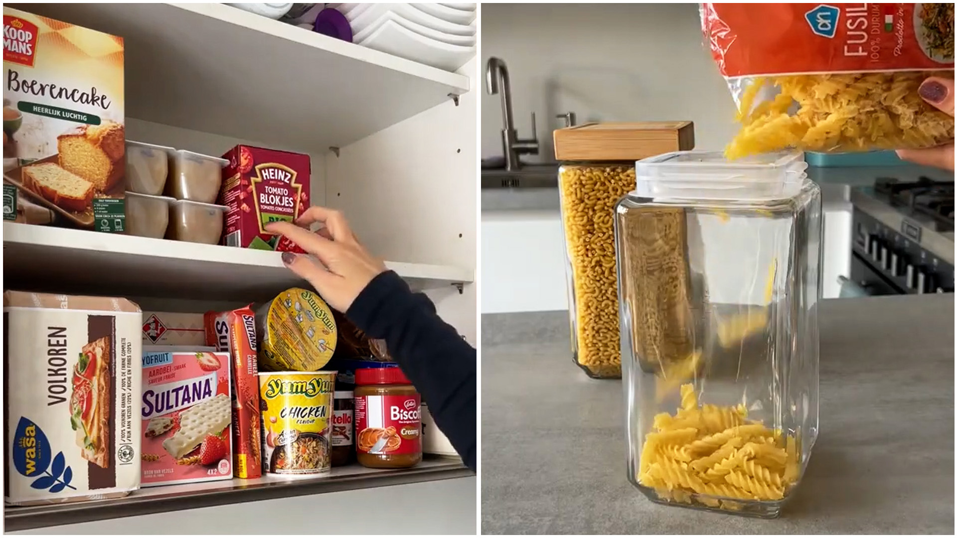 Refill and restock my kitchen with me