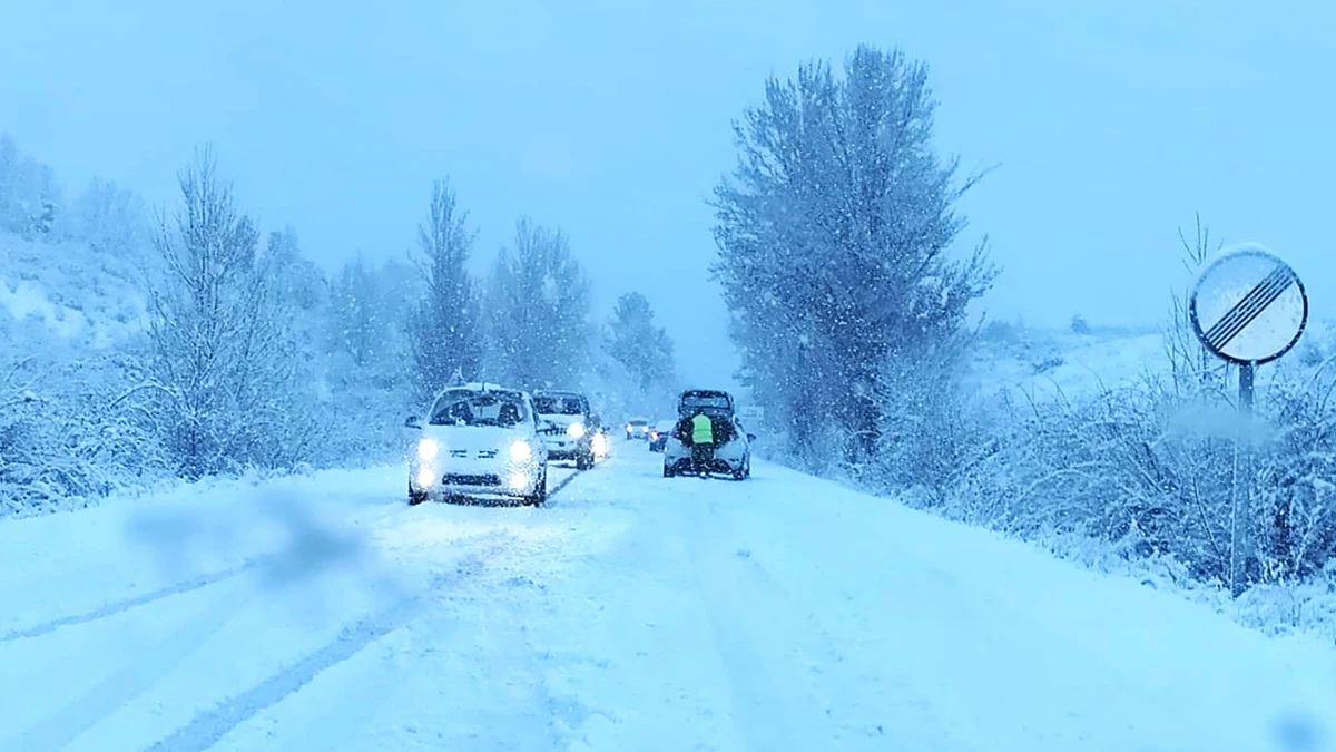 Continúa la alerta por nevadas en estas zonas de Castilla y León