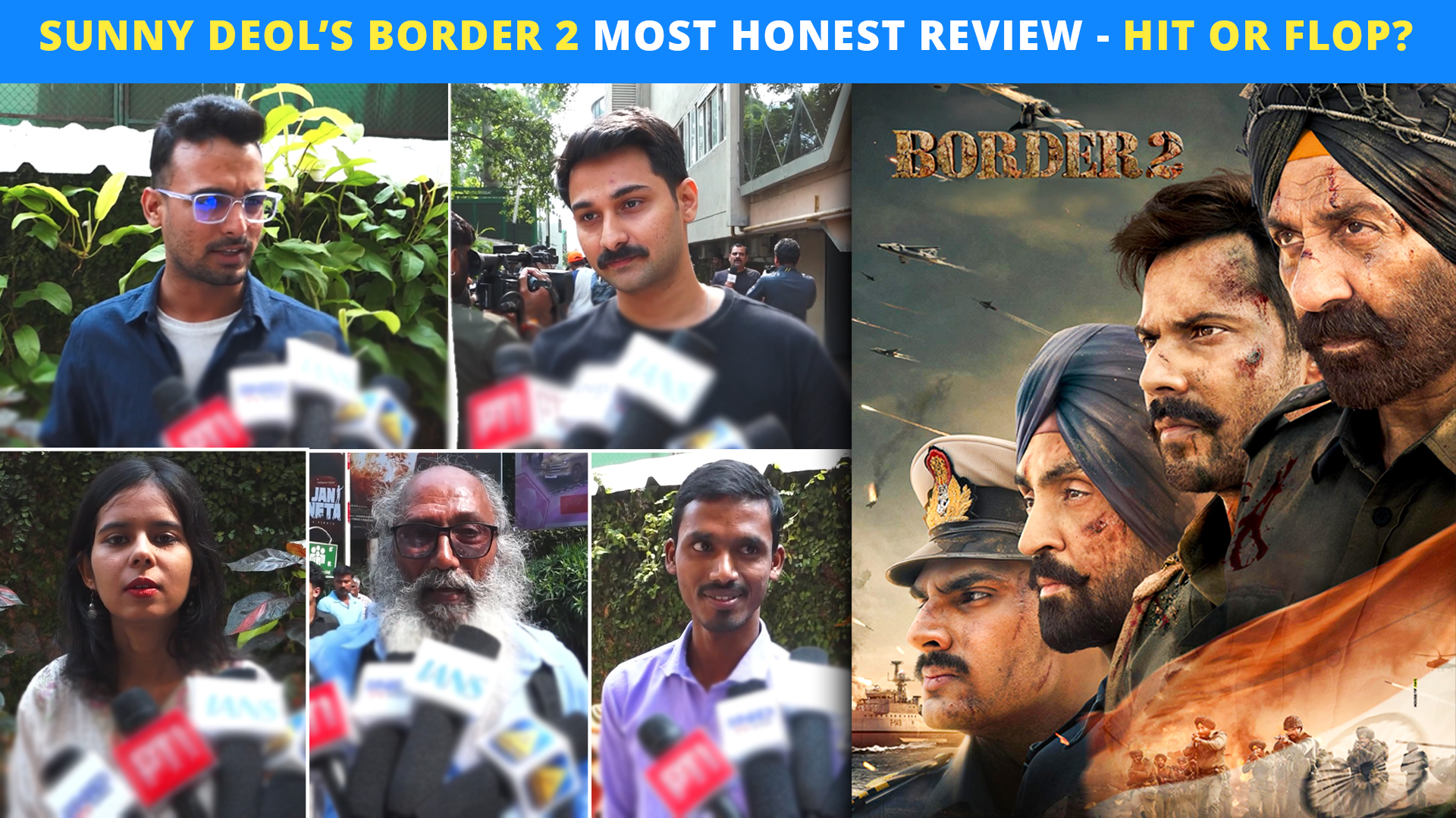 Public review of Border 2: Sunny Deol patriotic film hit or flop ...