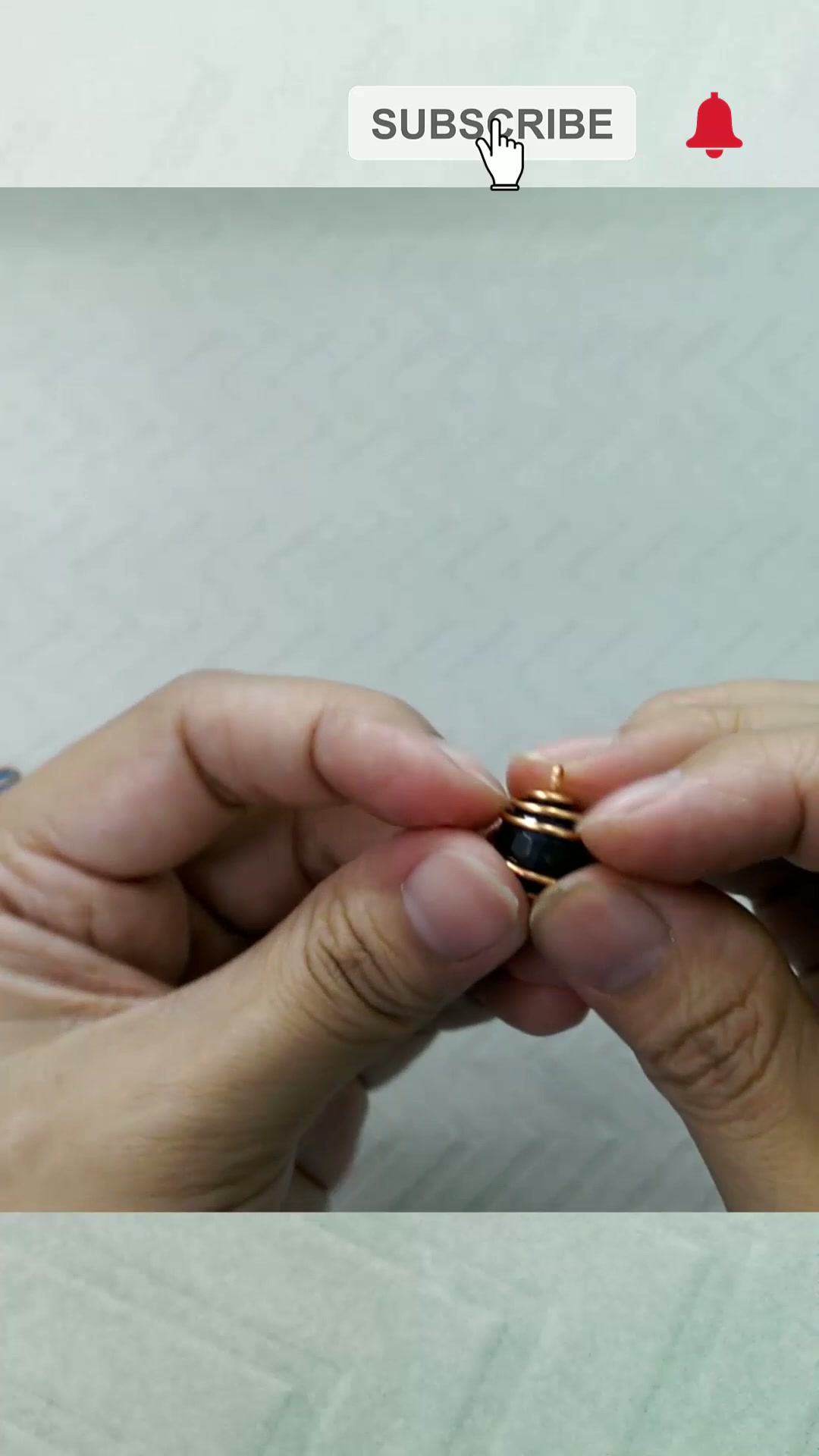 Handmade spiral earring with spherical stone - Simple jewelry from ...