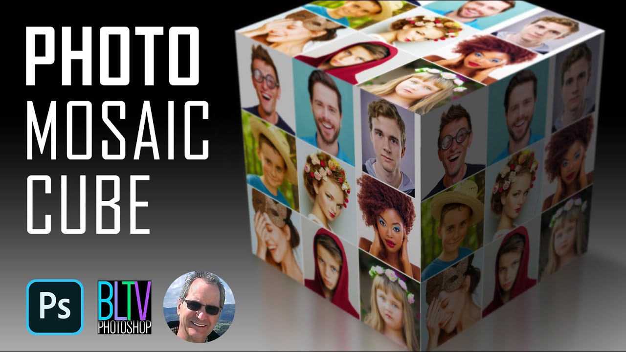 Photoshop: Create your own custom, photo mosaic cube