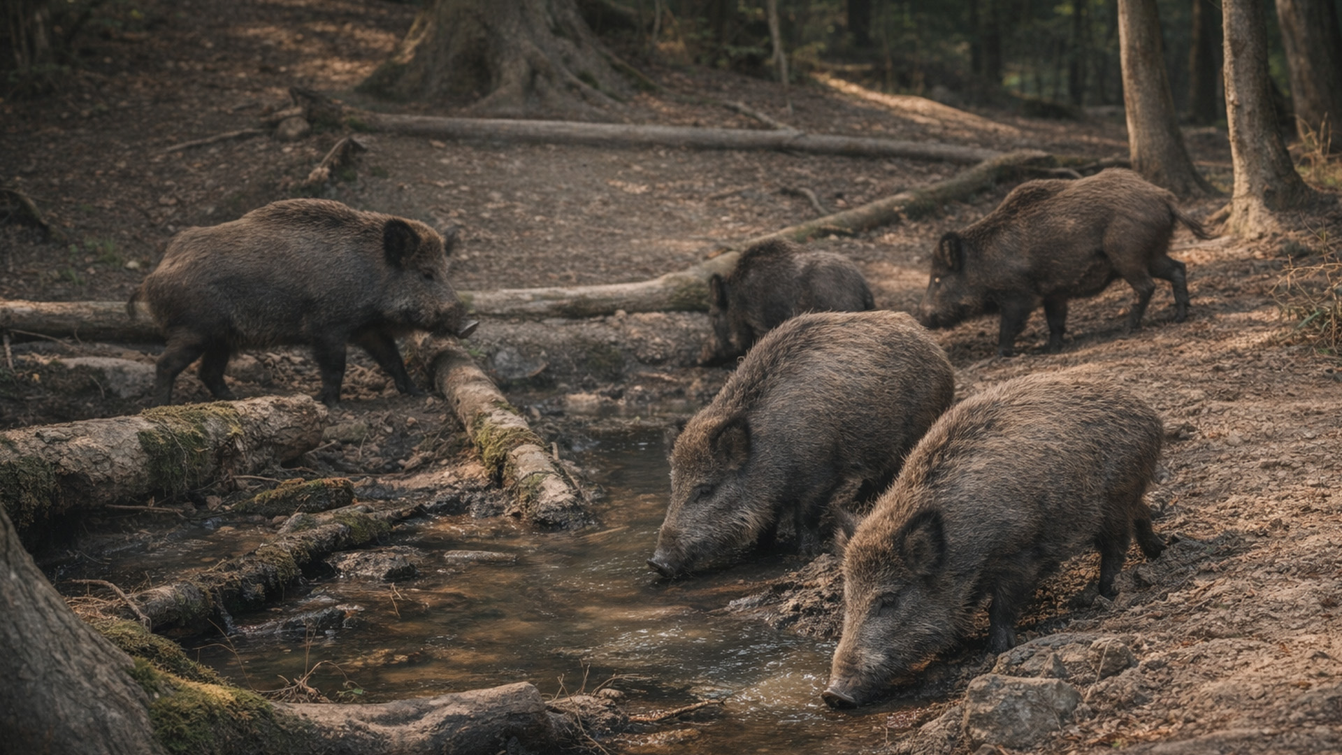 Wildlife caught on hidden camera