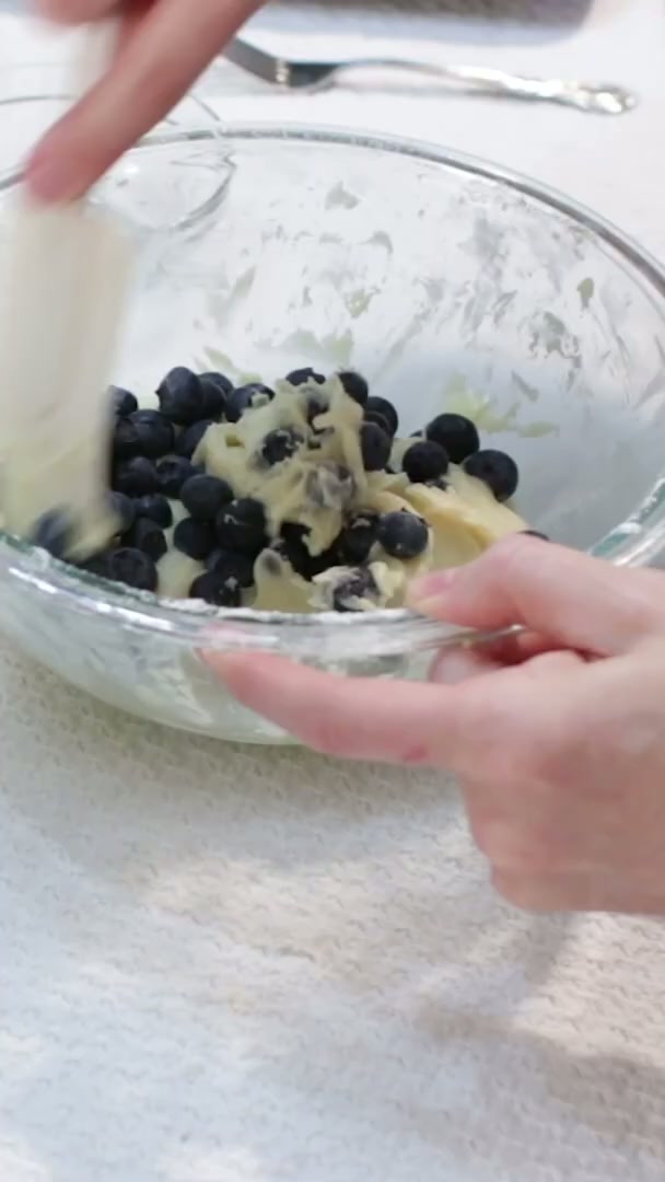 How to make blueberry muffins | Homemade blueberry muffin recipe (#Shorts)