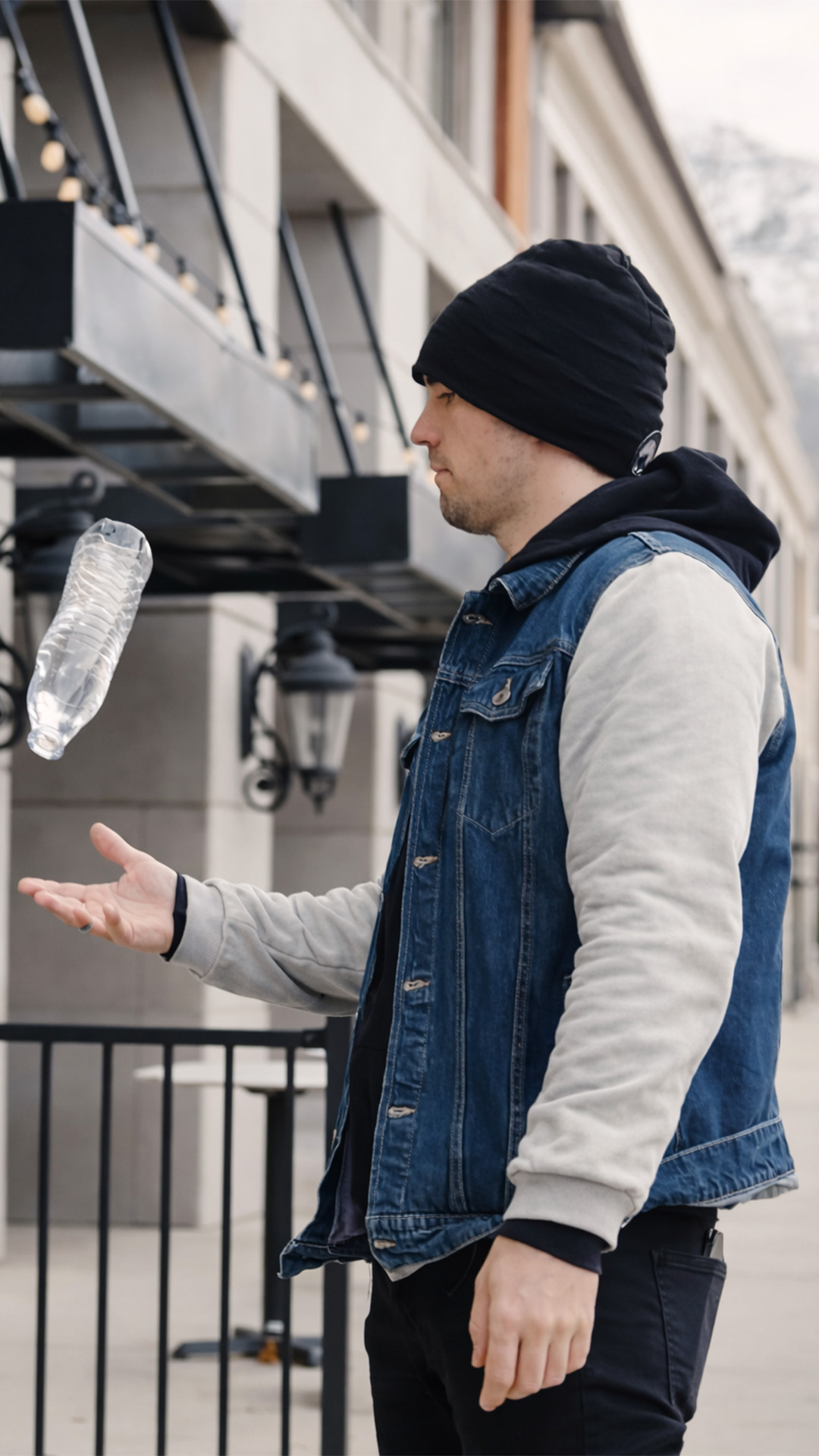 Quick takedown with a water bottle