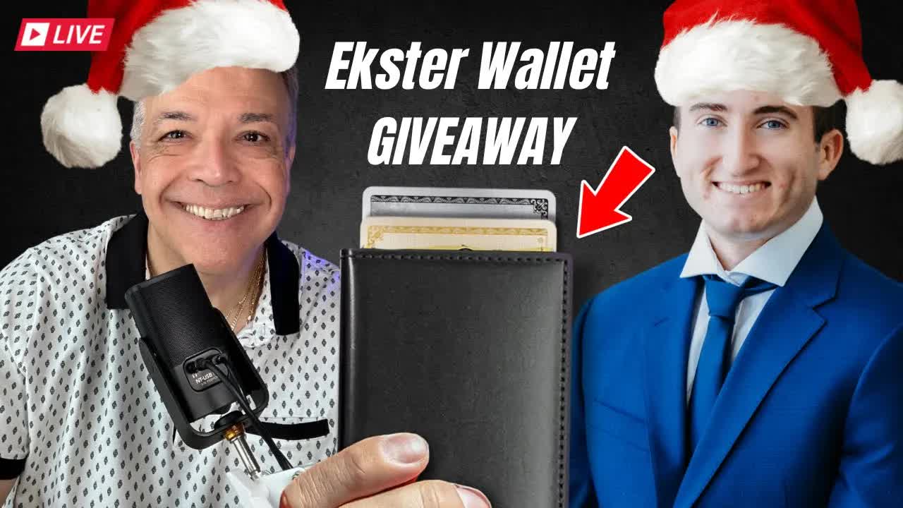 Christmas Ekster credit card wallet giveaway!
