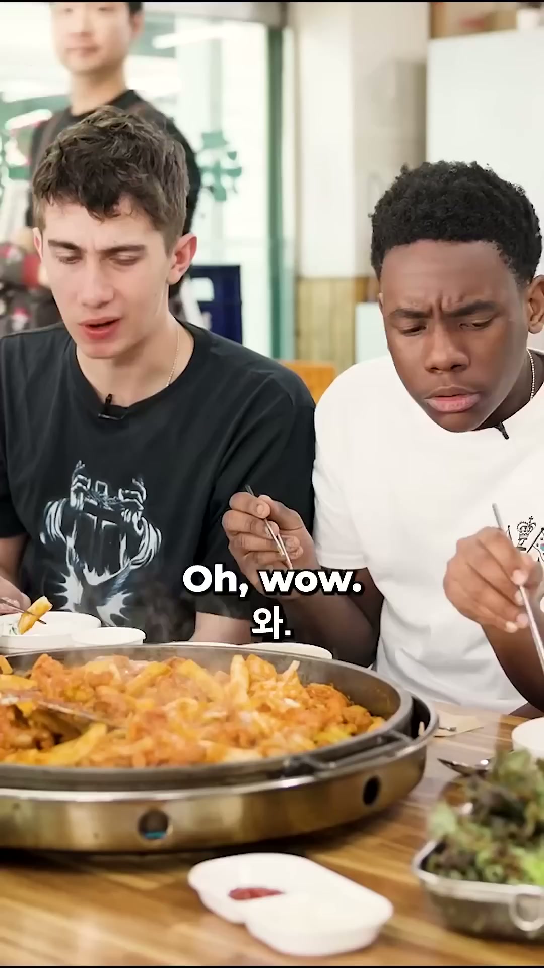 Epic cheesy dak-gal-bi feast at a Korean restaurant | Friends try spicy ...