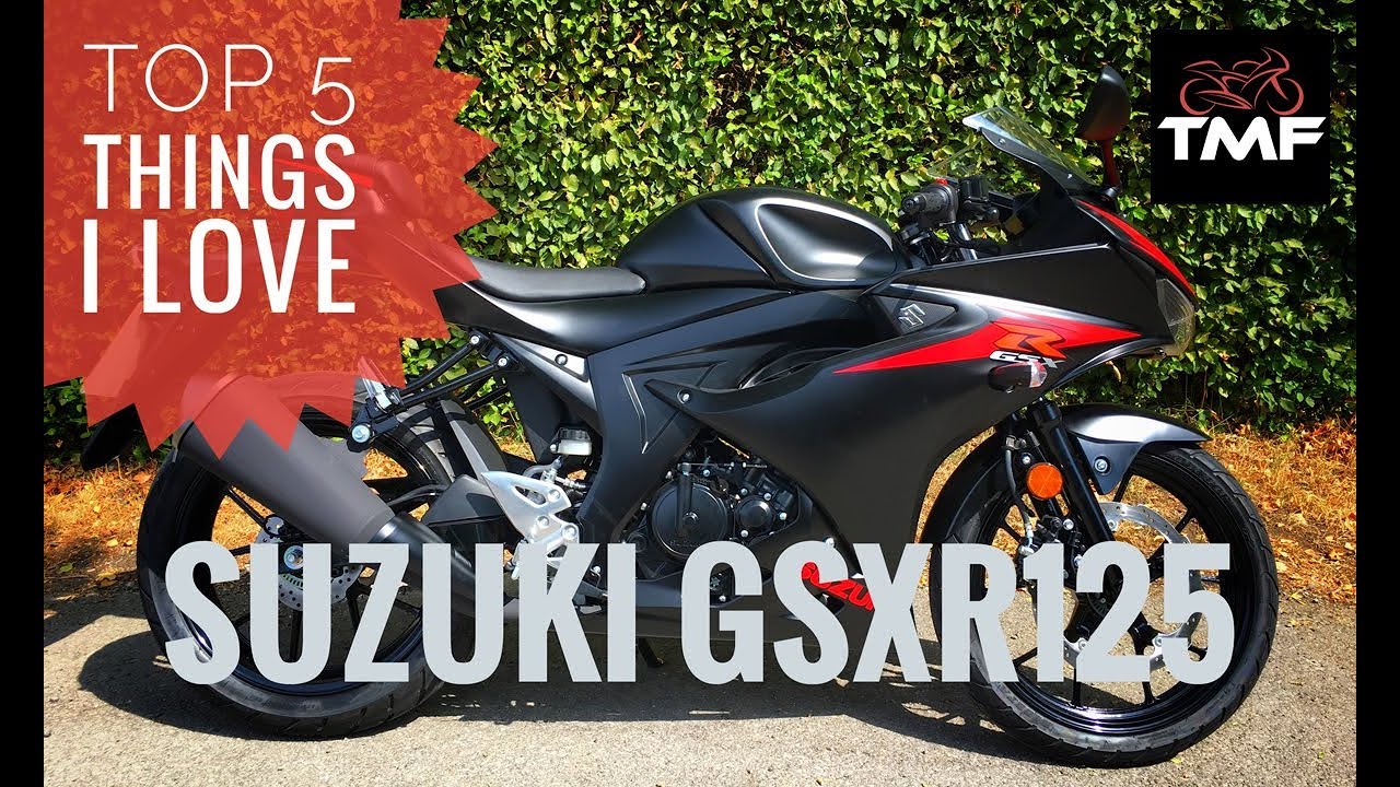 Top 5 things I love about the 2018 Suzuki GSXR125