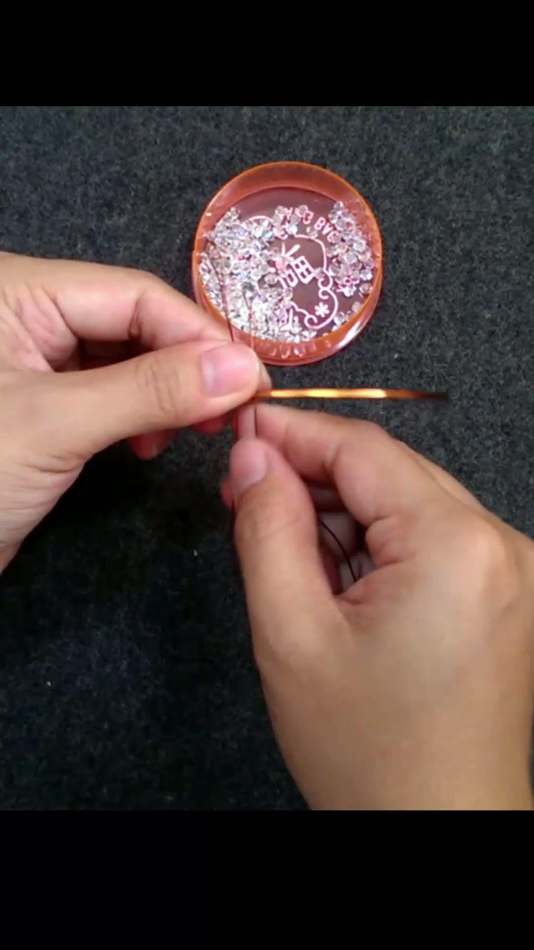 Sparkling crystal crown for little girls