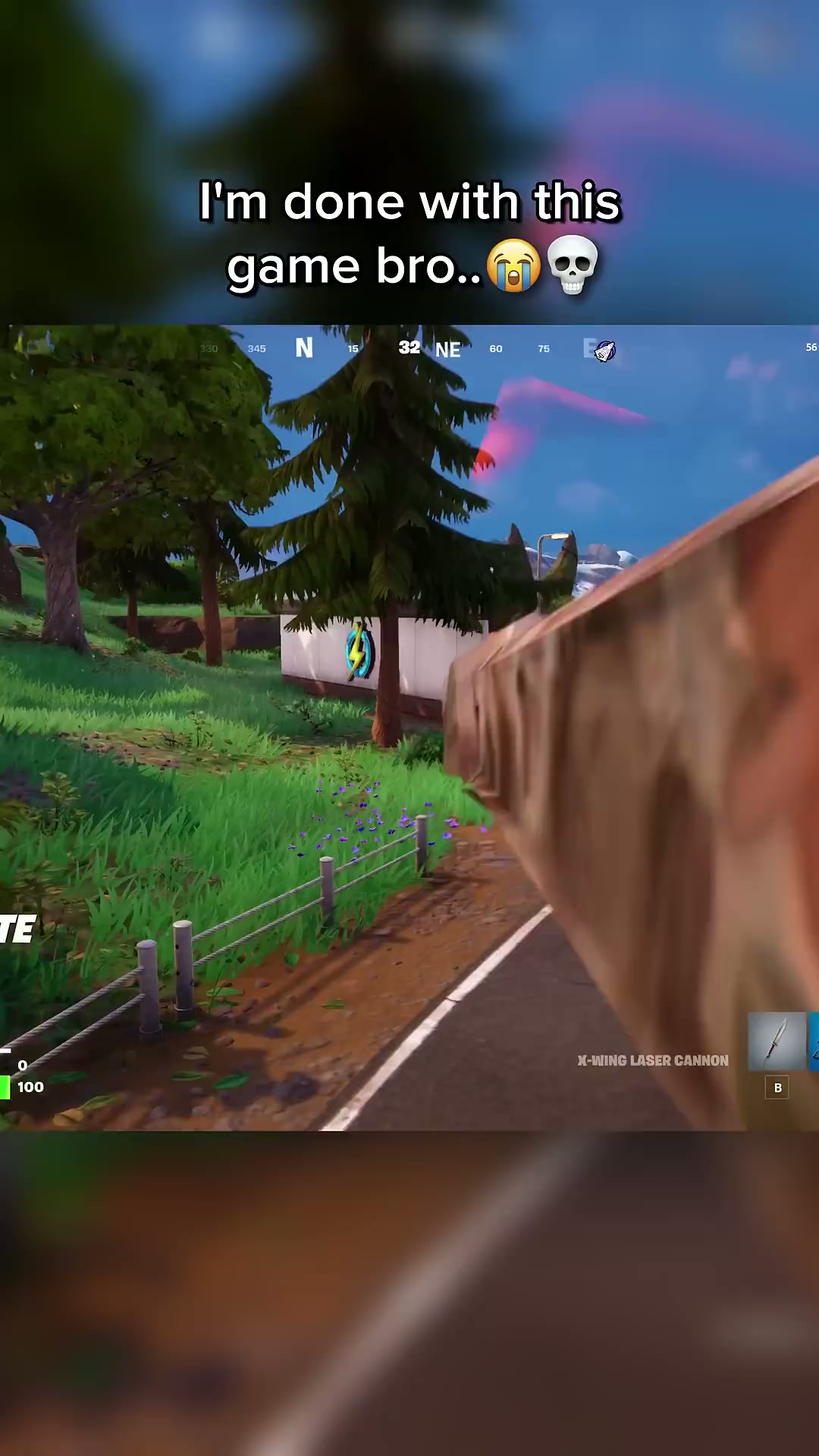 I deleted Fortnite 😭💀 #shorts