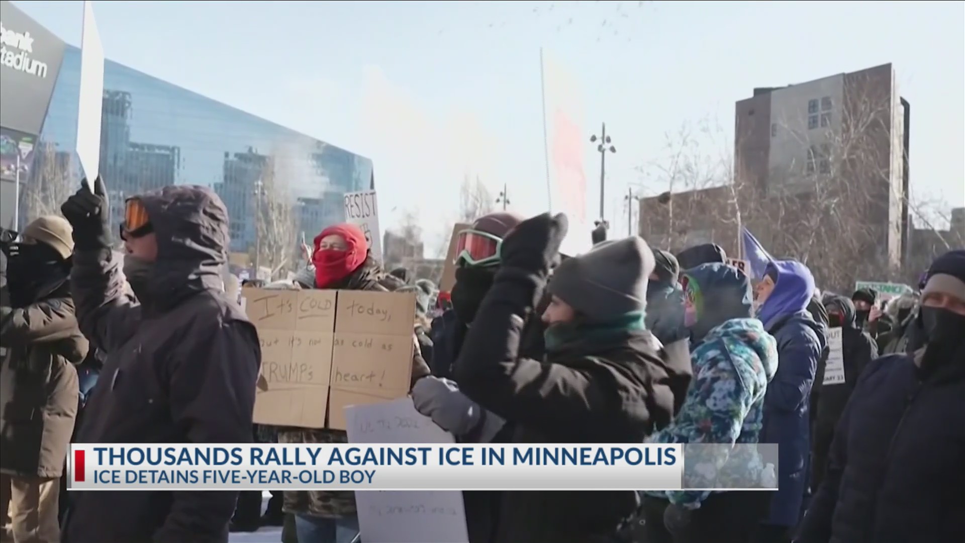 Thousands protest against ICE in Minnesota