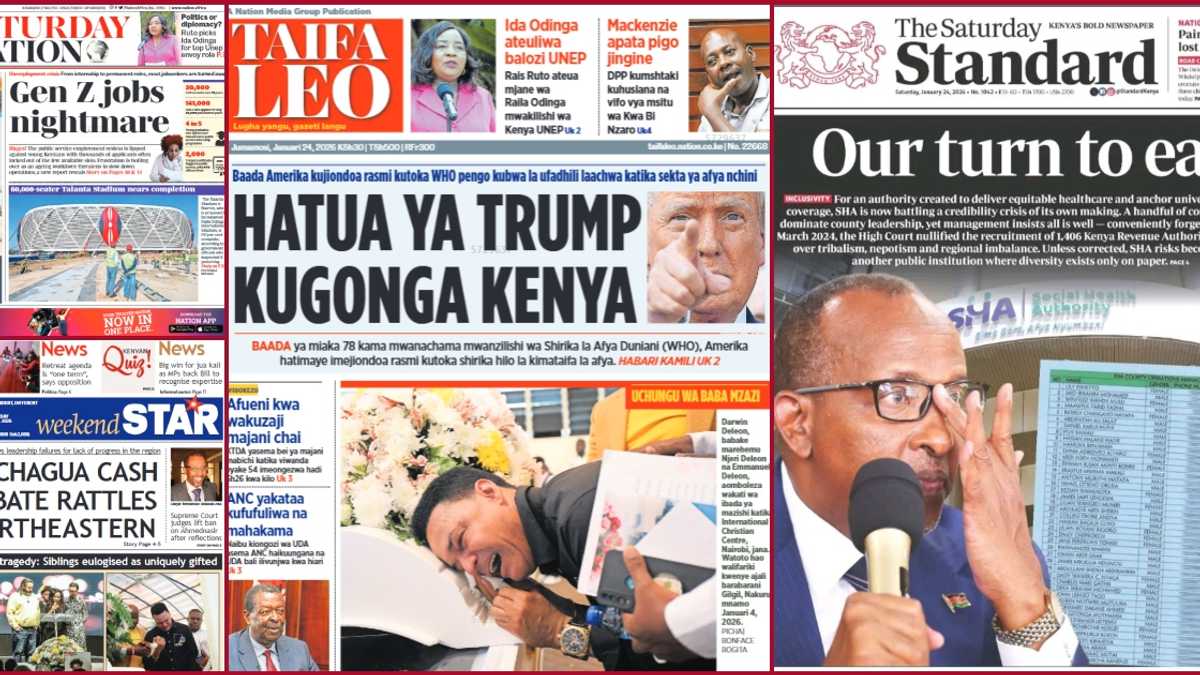 Kenya newspapers review: Looming showdown as Oburu Oginga, Winnie ...