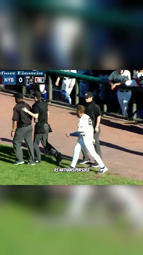 This is the first umpire ejection in recorded baseball history