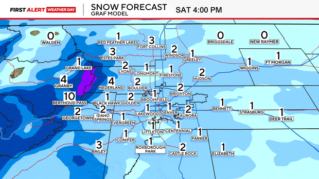 Dangerously cold temperatures and snow arrive in Colorado, and will ...