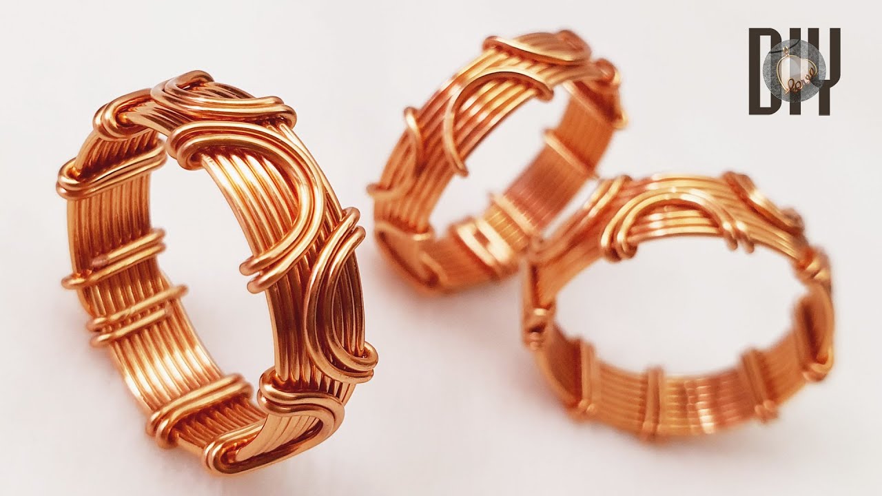 Double bubbles rings | Don't use stone | How to do | Copper jewelry | DIY @LanAnhHandmade 647