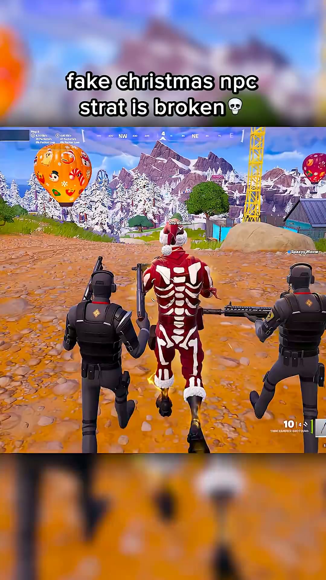 Fake Fortnite Christmas NPC